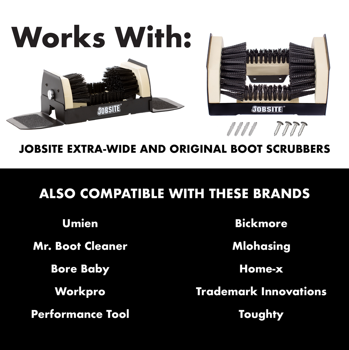 JobSite Boot Scrubber Replacement Brushes – JobSite Brand